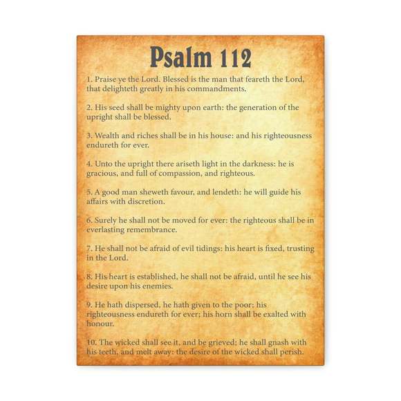 Express Your Love Gifts | Art | Scripture Sign Psalm 12 Chapter Gold Bible Canvas Christian Wall ...